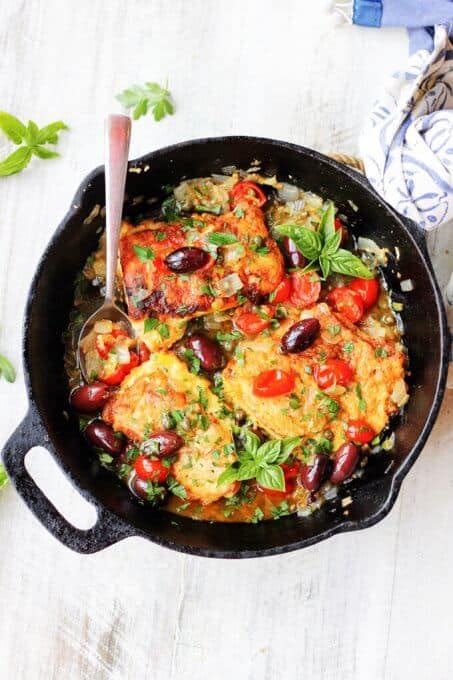 Pan Fried Haddock Mediterranean Style - Eating European