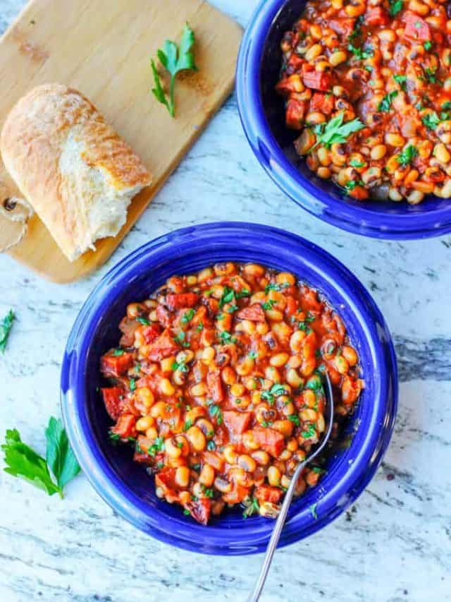 Breton Beans (Fasolka po Bretonsku) with Kielbasa and Tomatoes - Eating ...